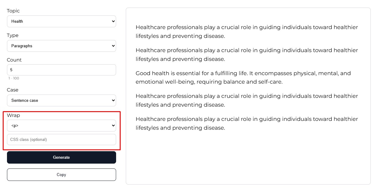Free Dummy Text Generator with Custom Topics